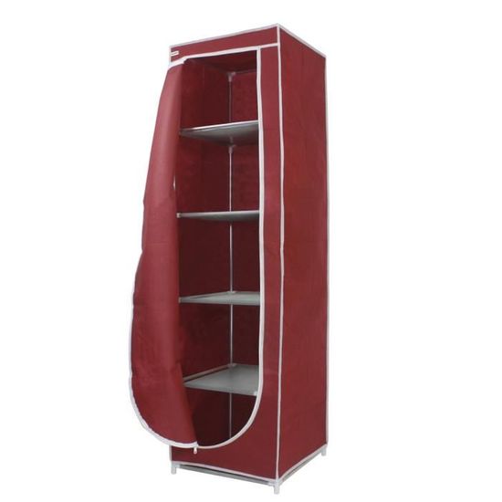 Finether Armoire de Rangement de Garde-Robe Portable - Cdiscount Maison