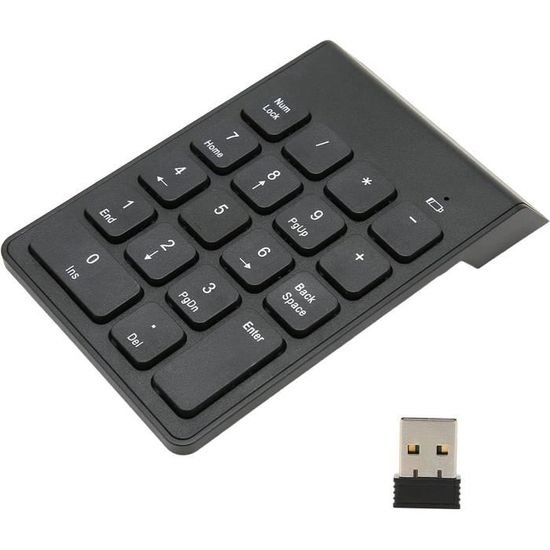 Clavier Numérique Sans Fil 2,4 G Pour Ordinateur Portable,Mini Pavé ...