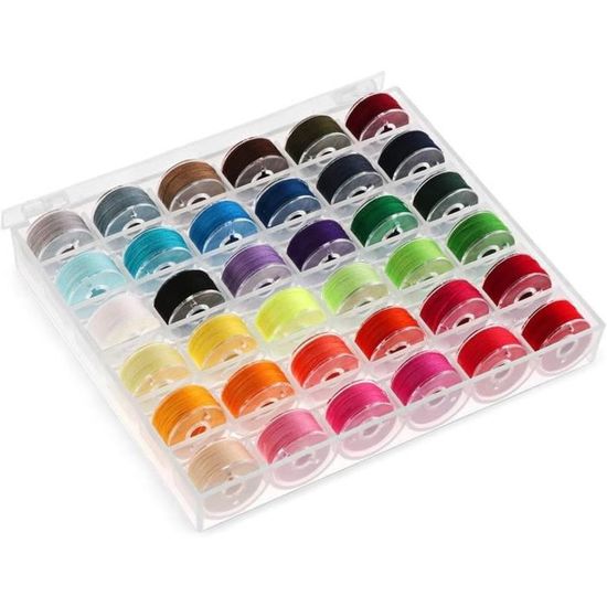 36 Pièces Canette Machine a Coue, Machine à Coue Fil de Canette avec ...