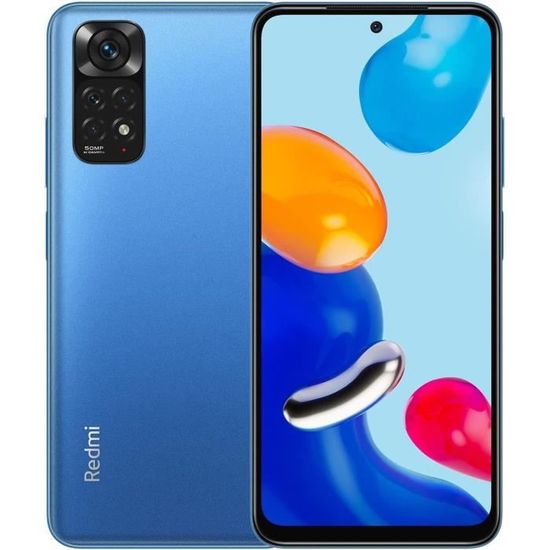 Smartphone Xiaomi Redmi Note 11 6GB + 128GB,Blue - Cdiscount Téléphonie