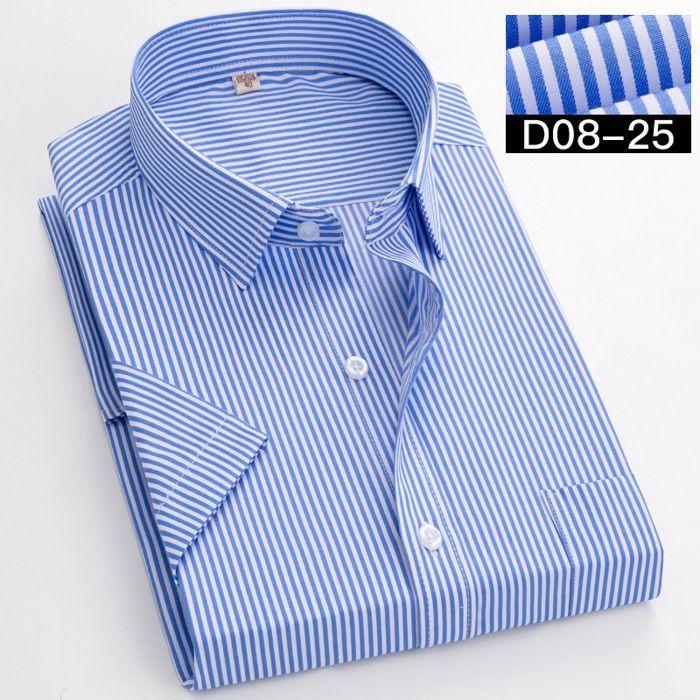 Chemise Homme Sans Repassage Chemise Homme Sans Rides à Manches Courtes ...