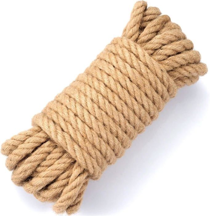 Corde De Jardin Corde paisse Robuste Corde De Ficelle De Jute Solide ...