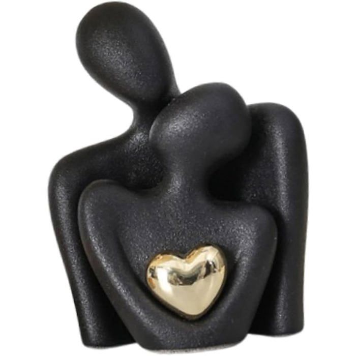 Mini Statue de Couple M: Sculpture Abstraite - Décoration Intérieur ...