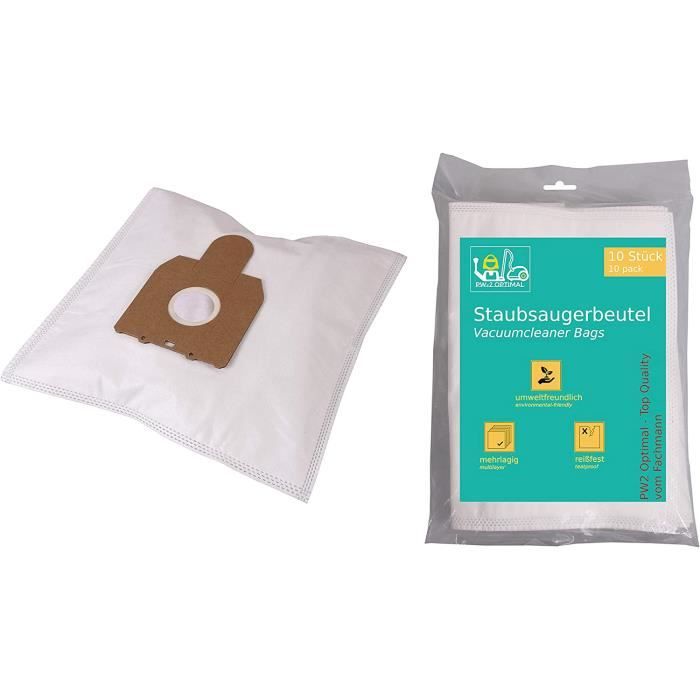 10 Sacs Aspirateur Compatible Pour Philips Hr 8871 Sensor Ii Avec ...
