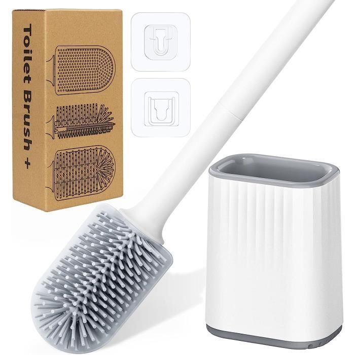 Brosse De Toilette Et Support, Brosse De Wc En Silicone, Long Manche ...