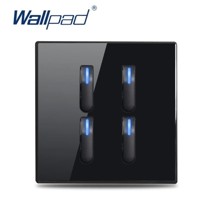 4 Gang 1 Way -Wallpad 1 2 3 4 gangs commutateur mural données CAT6 HDMI ...