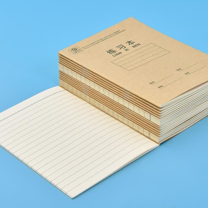 Feuillet mobile,Couverture rétro en papier peau de vache pour cahier ...
