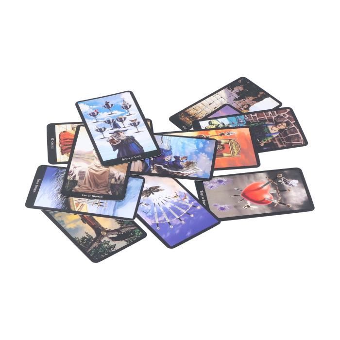 NEUF-Cartes de Divination Tarot en Papier Interactif Version Anglaise ...