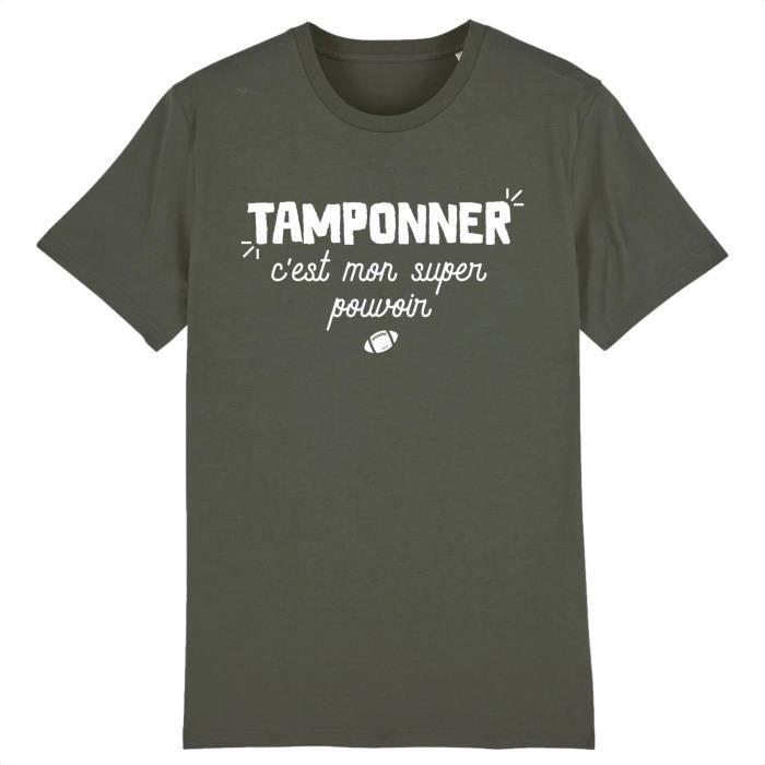 Tee shirt rugby "Tamponner c'est mon super pouvoir" - Pour Homme ...