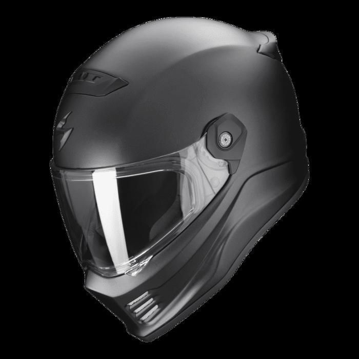 Casque moto intégral Scorpion Covert FX Solid ECE 22-06 - noir mat - 2XL - Cdiscount Auto