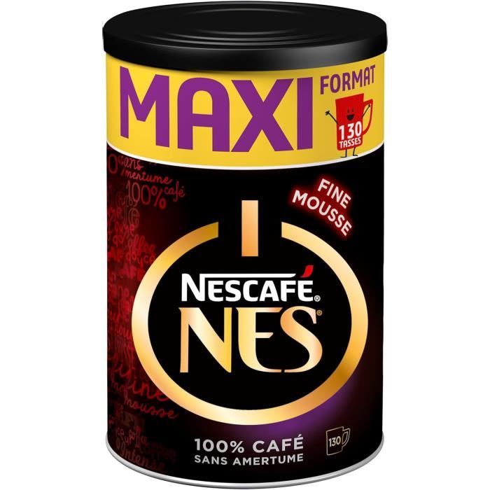 LOT DE 5 - NESCAFE - Nes Sans Amertume Café Soluble - boite de 260 g ...