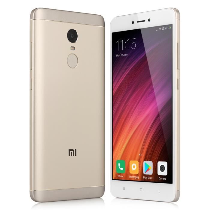 Global Version 5.5" 4G XIAOMI Redmi Note 4 (4Go RAM+64Go ROM)Débloqué ...