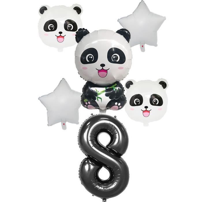 BALLON DECORATIF,w-8--Ensemble de ballons noirs en forme'animaux de dessin animé, 32 pouces, en ...