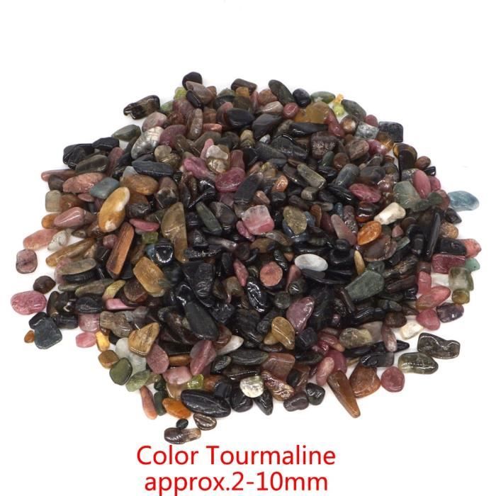 Galet en Turmaline - YWEI - 50g - Pierres naturelles en vrac pour la ...