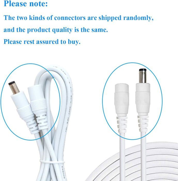 Câble D'extension CC Câble de Connexion CC Câble de Connecteur d'alimentation CC 5,5 mm x 2,5 mm ...