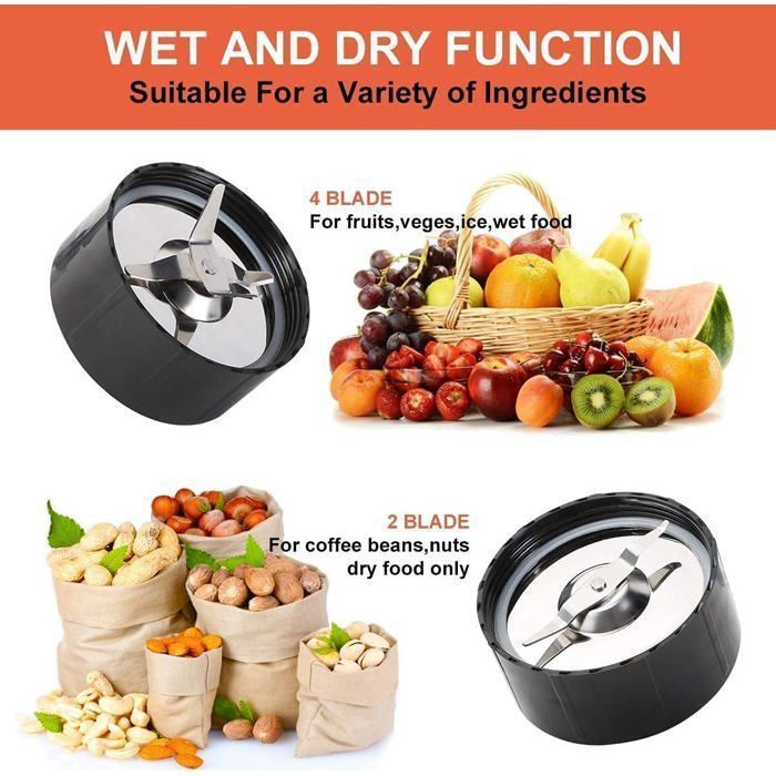 UTEN Blender Smoothie 1.25L,Blender Mixeur - 380 W - 3 vitesses - 2 en ...