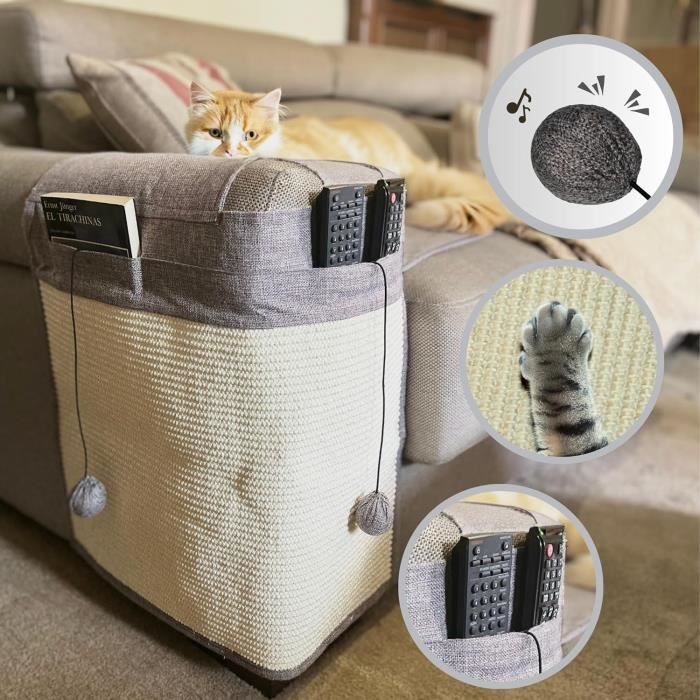 Griffoir Pour Chat Canapé Et Rouleau Décapant \ Protecteur D'Angle ...