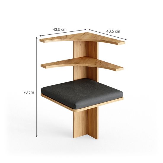 Vicco Banquette d'angle salle à manger Roman, Sable, 43 x 43 cm ...