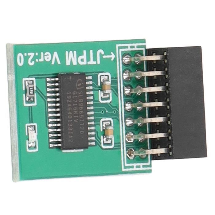 Sonew Carte TPM Pour MSI TPM 2.0 Module Strong Encryption 14 Pin LPC ...