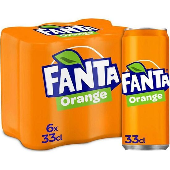FANTA Boisson gazeuse à l'Orange 33cl (pack de 6) - Cdiscount Au quotidien