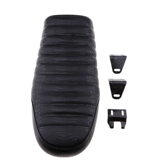 Siège de Moto Siège de Selle Pour Honda Suzuki CB Noir - Cdiscount Auto