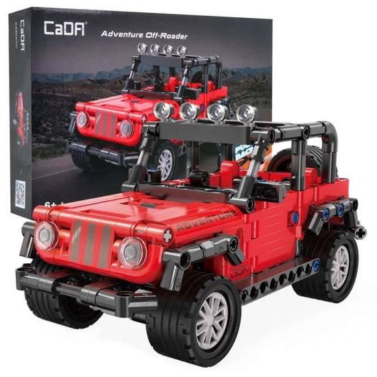 Cada C52027W Blocks Adventure Off-Roader Pull-back Terrain Vehicle 317 ...