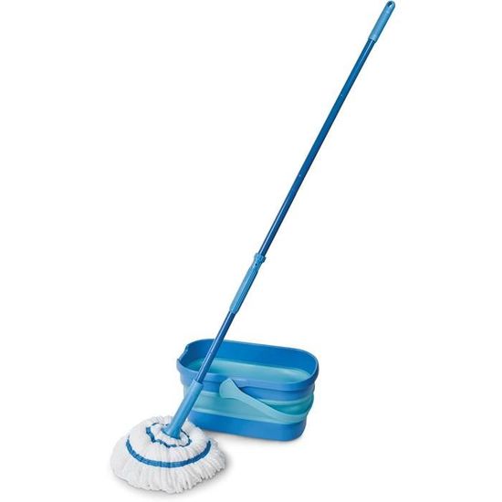 Spontex Balai à Franges Twist Mop - Essorage Seau Retractable Intégré73 ...