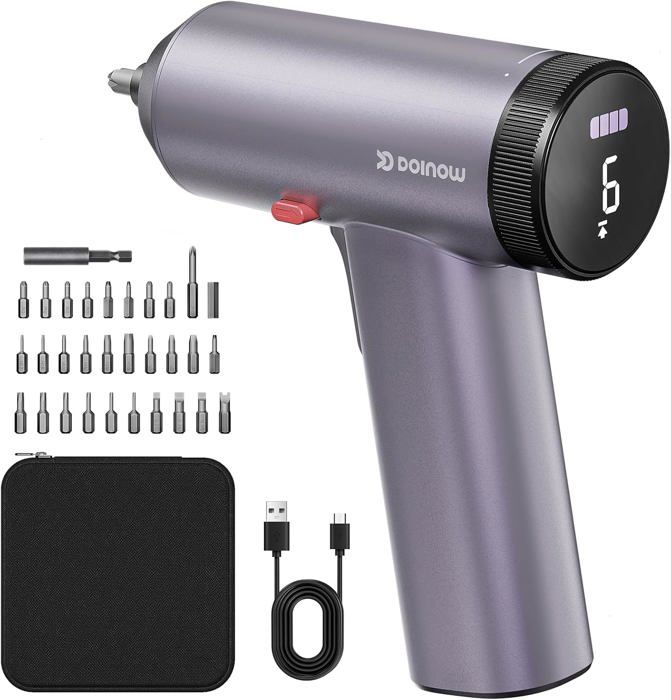 Petite Visseuse Sans Fil Avec Écran, 6 N·M Tournevis Électrique Avec ...