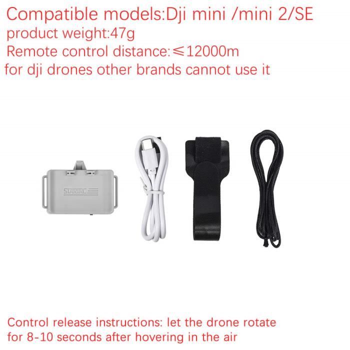A pour dji mini 2 - Système de lanceur pour Drone DJI Mavic 2 Pro AIR 2, appât de pêche, anneau ...