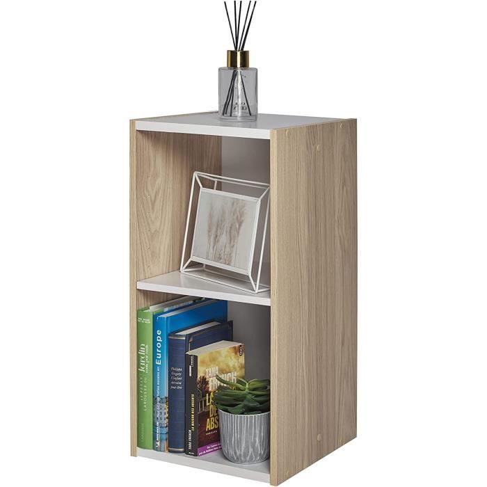 Bibliothèque à 2 étagères - Meuble de rangement - Design et modulable ...