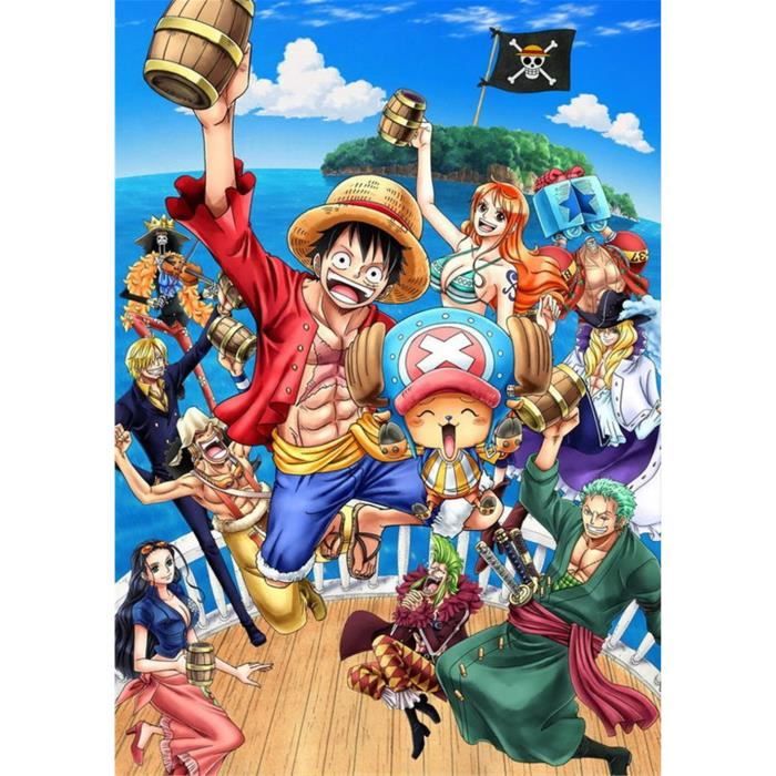BNDS-513 Sftdf Animation, Luffy, Kit Numérique De Peinture Au Diamant ...