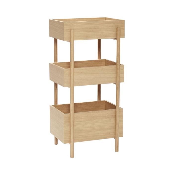 Table console Hubsch Interior Stack - naturel - 43x35x90 cm - Cdiscount ...