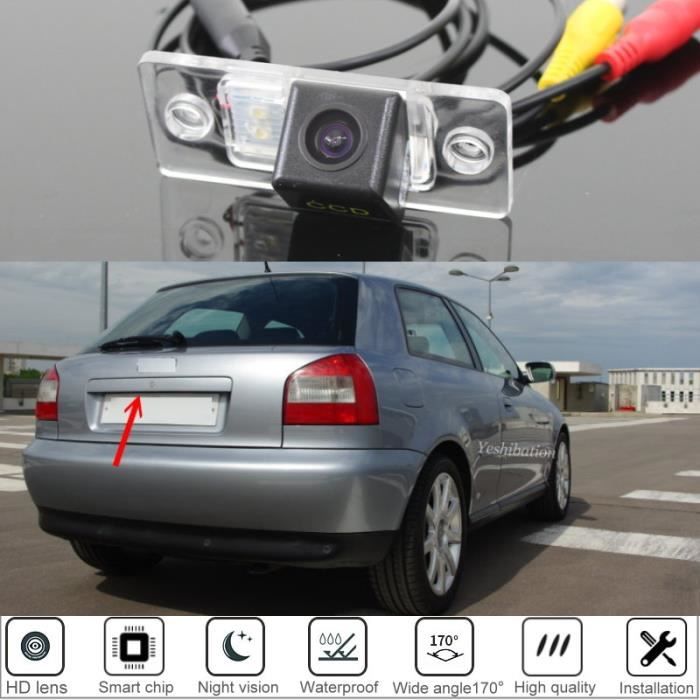 Caméra de recul,caméra de recul haute qualité, pour voiture Audi A3 S3 ...