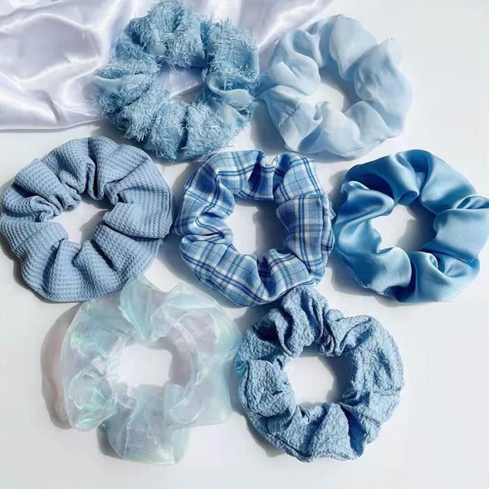 Ensemble de chouchous pour femmes, 7 pièces/ensemble, chouchous pour ...