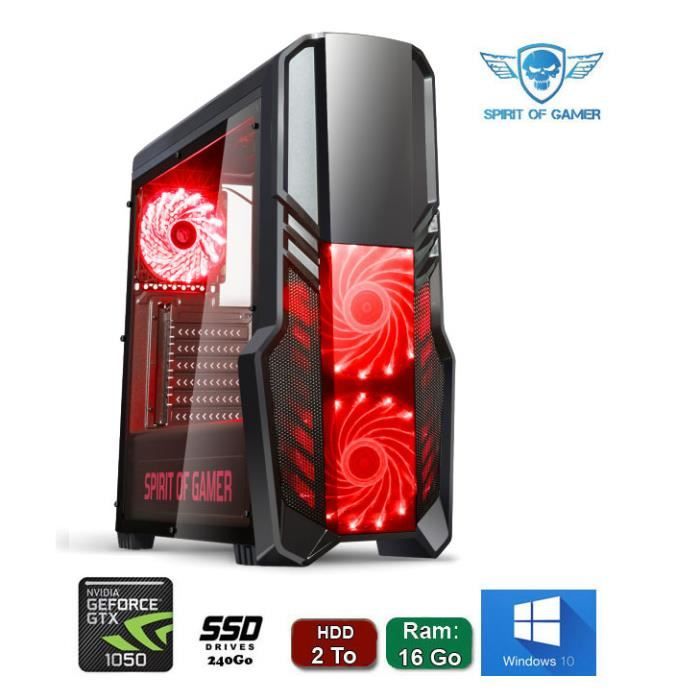 Pc Gamer Rogue 2 Victory AMD Ryzen 5 1500X - nVIDIA GTX1050 2Go - Ram ...