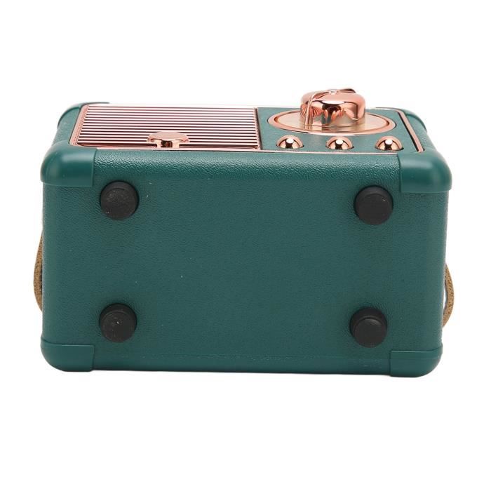 ROM Haut-Parleur Bluetooth Rétro Enceinte Vintage, Multiples Modes De ...