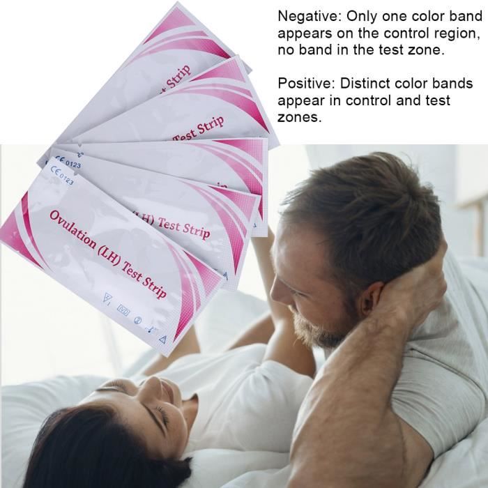 Bandelette de test d'ovulation 10pcs, bandelettes de test de grossesse ...