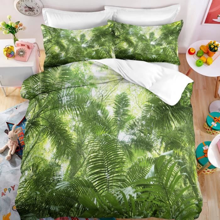 Parure de lit Forêt tropicale verte - Marque - Modèle - Vert ...