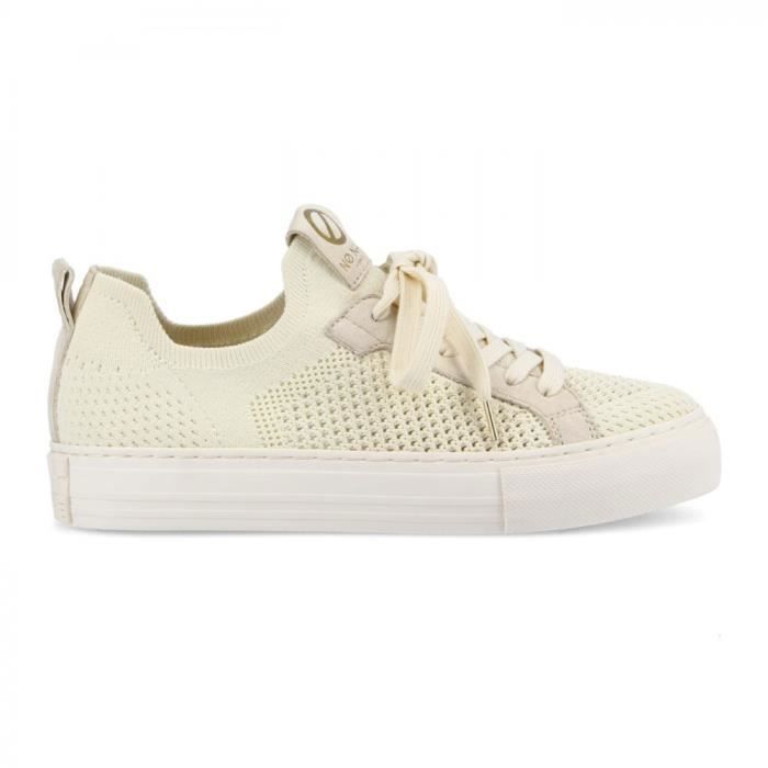 Baskets Femme - NO NAME - Arcade fly - Beige - Textile - Plat - Lacets ...