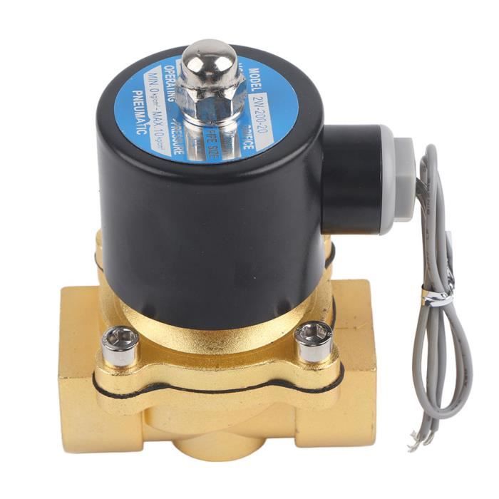 Electrovanne SALALIS DN20 3/4" normalement fermée pour eau et gazole ...