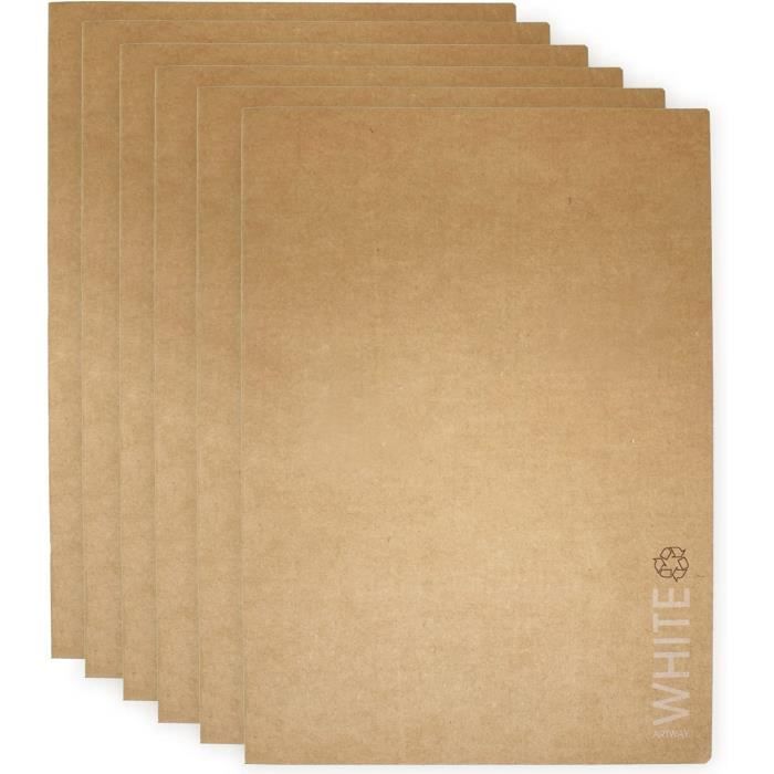 Carnet à Dessin avec Couverture Papier Kraft Souple - Papier Cartouche ...