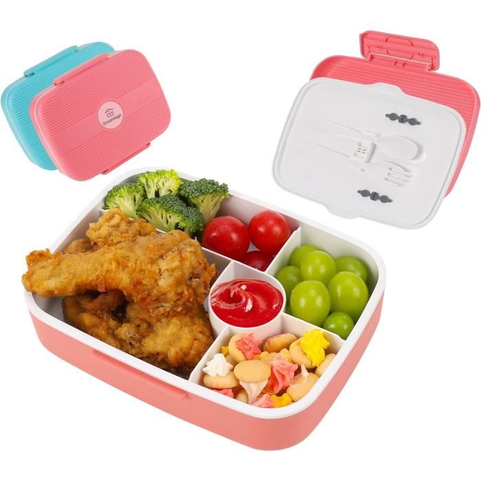 ® Bento Lunch Box 1300ml, Boite Repas Enfant-Adulte avec 5 ...