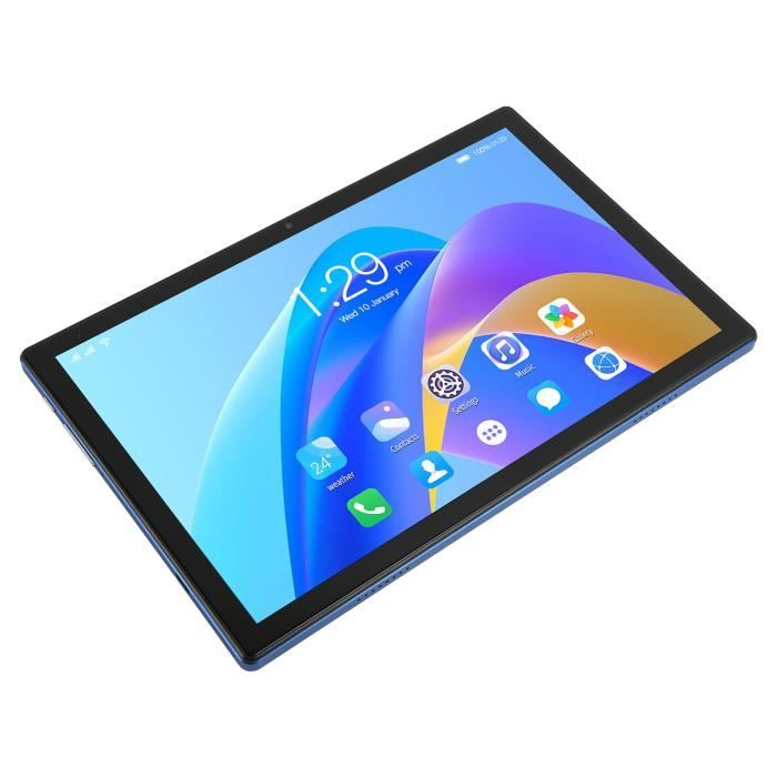 LIU-Tablette PC Écran IPS HD 10,1 pouces Stockage 128 Go Batterie 6 000 ...