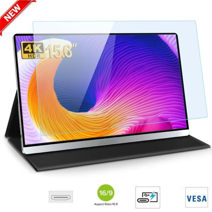 Moniteur Portable 4K Moniteur de Jeu Portable UPERFECT 15,6 Pouces 3840 ...