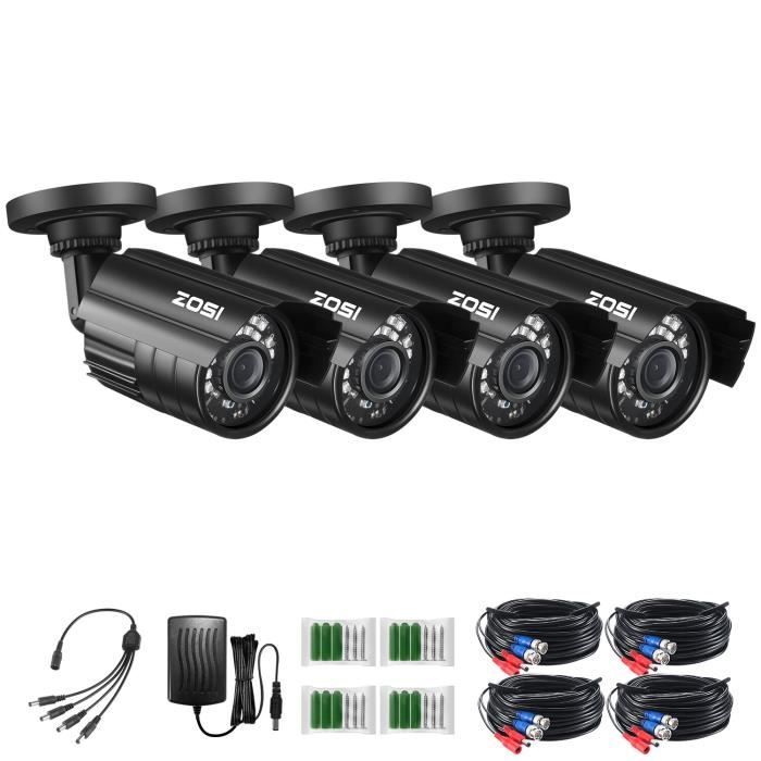 ZOSI 1080P Caméra de Surveillance Extérieure IP67, Objectif 3.6mm, 20m ...