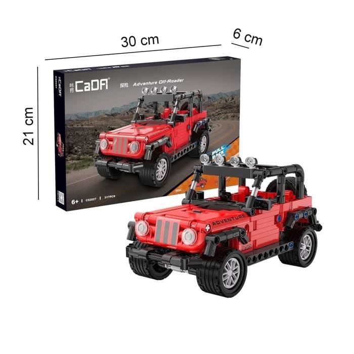 Cada C52027W Blocks Adventure Off-Roader Pull-back Terrain Vehicle 317 ...