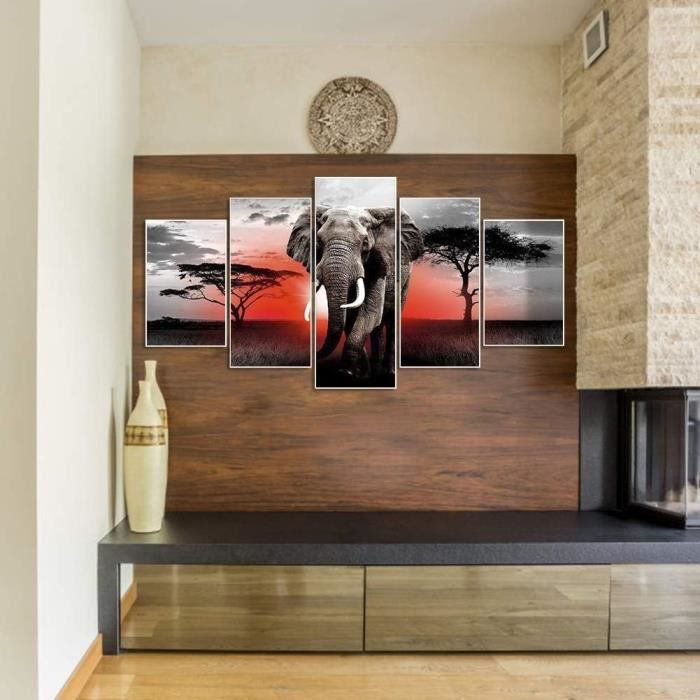Domybest 5D Diy Diamond Painting Éléphant Complet Diamond Painting 5 ...