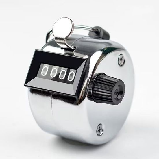 Lot de 3 Compteur Manuel de Passage, Compteur à cliquer à 4 Chiffres ...