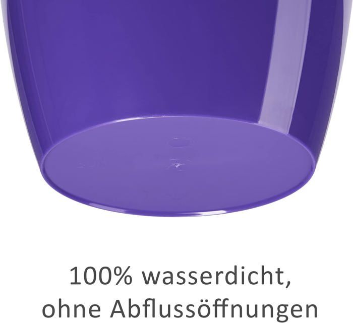 Pot De Fleurs, Pot De Plantes En Plastique, Lot De 2, Forme Ronde ...