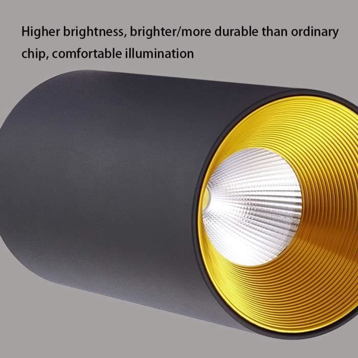 Surface monté downlight rond plafond suspendu ligne salon plafond ...